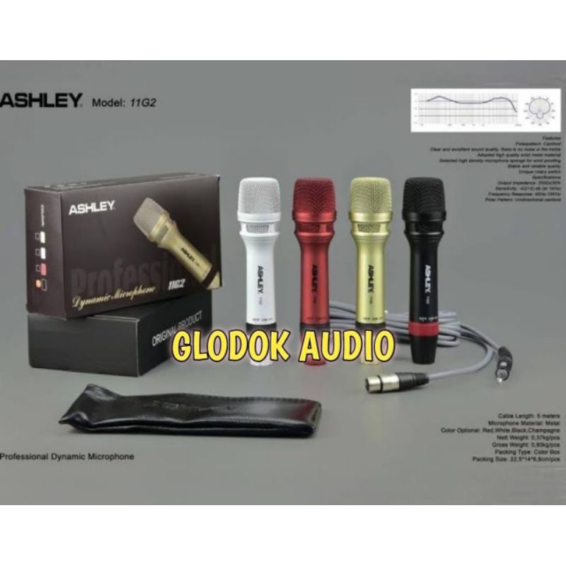 Jual Mic Kabel Ashley 11G2 Original Mic kabel Ashley Garansi resmi ...