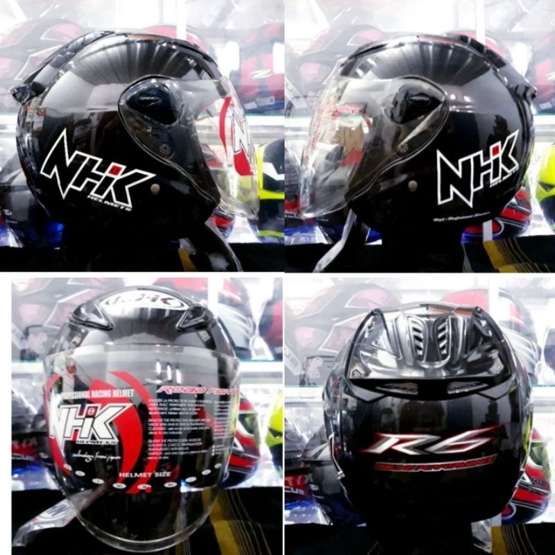 Jual HELM HALF FACE NHK N1 MAX SOLID STONE GREY DOFT NHK ORIGINAL SNI ...