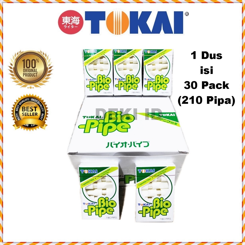 Jual Tokai Biopipe 1 Dus Besar isi 30 Pack Kecil 210 Pipa Filter Bio Pipe | Shopee Indonesia