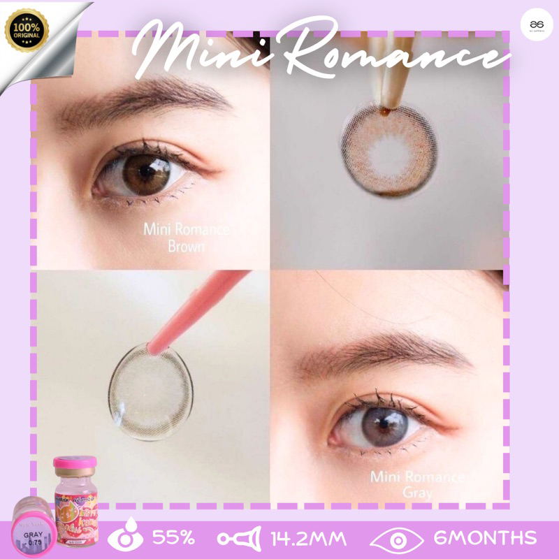 Jual AS Softlens Mini Romance / KITTYKAWAII Original (Kemasan botol ...