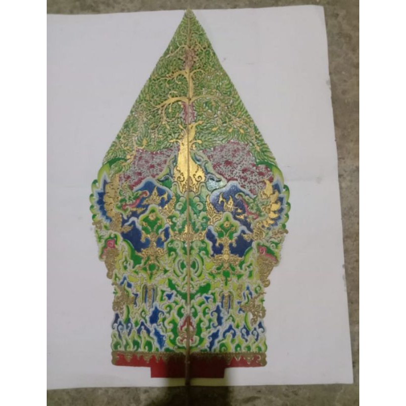 Jual Wayang Kayon gunungan/wayang ukiran/wayang kertas karton | Shopee ...