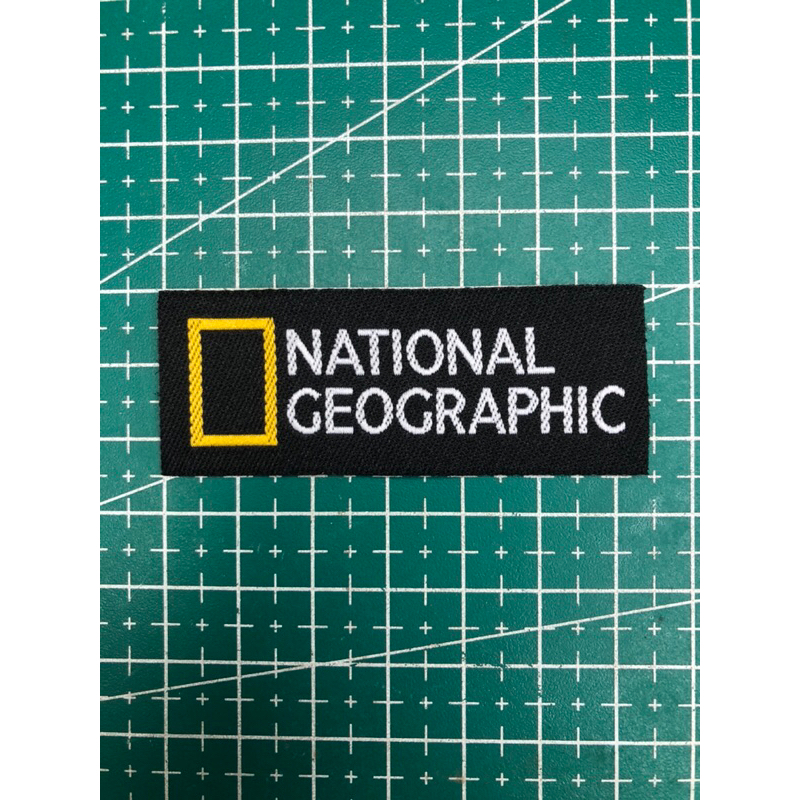 Jual NATIONAL GEOGRAPHIC TAG LABEL WOVEN BORDIR COTTON SUPER PREMIUM CO ...