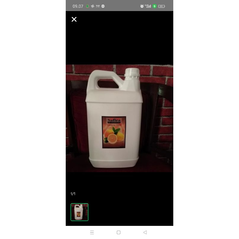 Jual Degreaser safira 1 jerigen 5 liter ( kurang lebih 5 kg ) | Shopee Indonesia