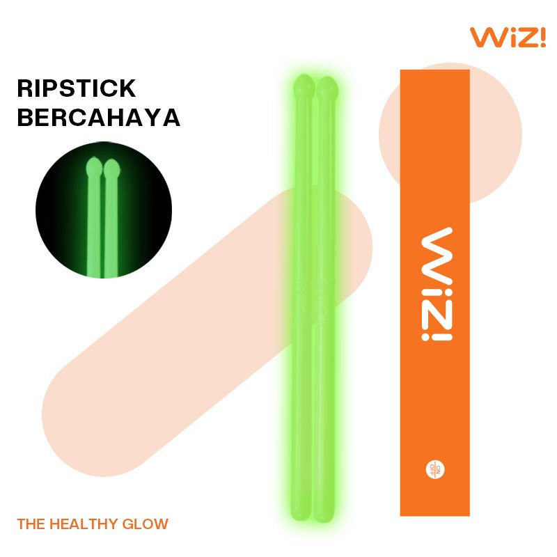Jual WiZi Poundfit Stick Ripstix Stick Ripstick Bercahaya Nylon Workout Ripstick 1 Pasang ...