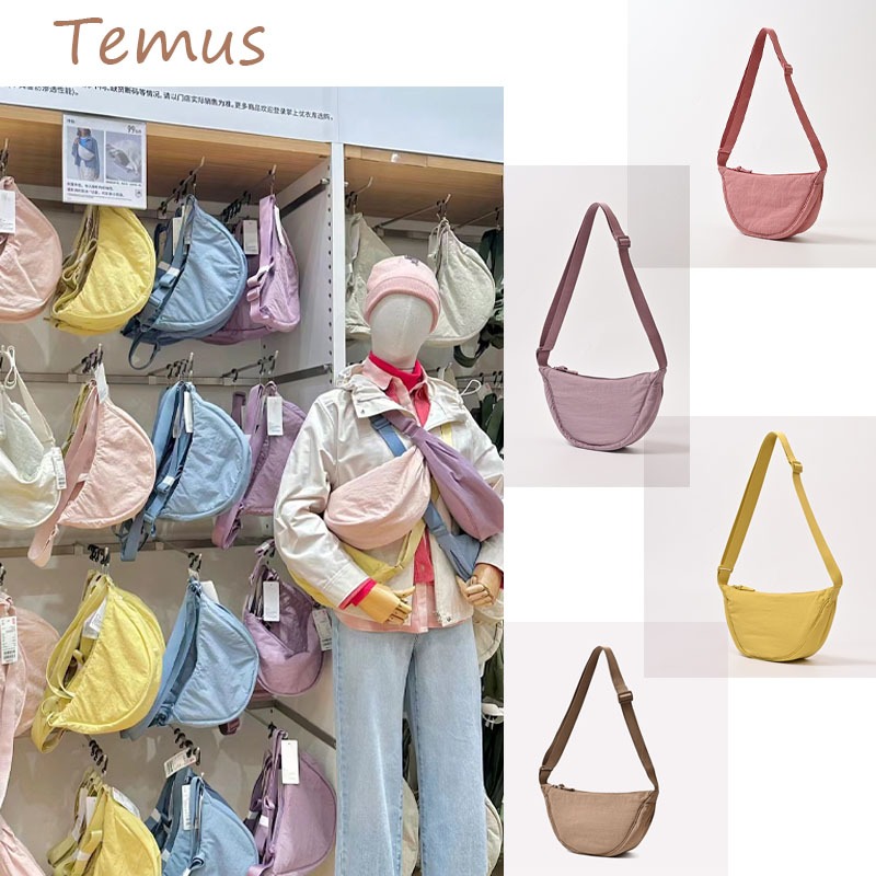 Jual Temus -ready stock Uniklo Dumpling Sling bag Korea Thailand Viral ...