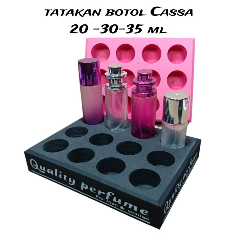 Jual tatakan botol parfum ukuran 20-30-35 ml botol Cassa | Shopee Indonesia