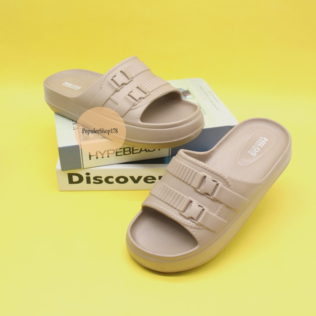 Jual Sandal Selop Wanita Platform Karet Jelly Kekinian Empuk Tidak ...