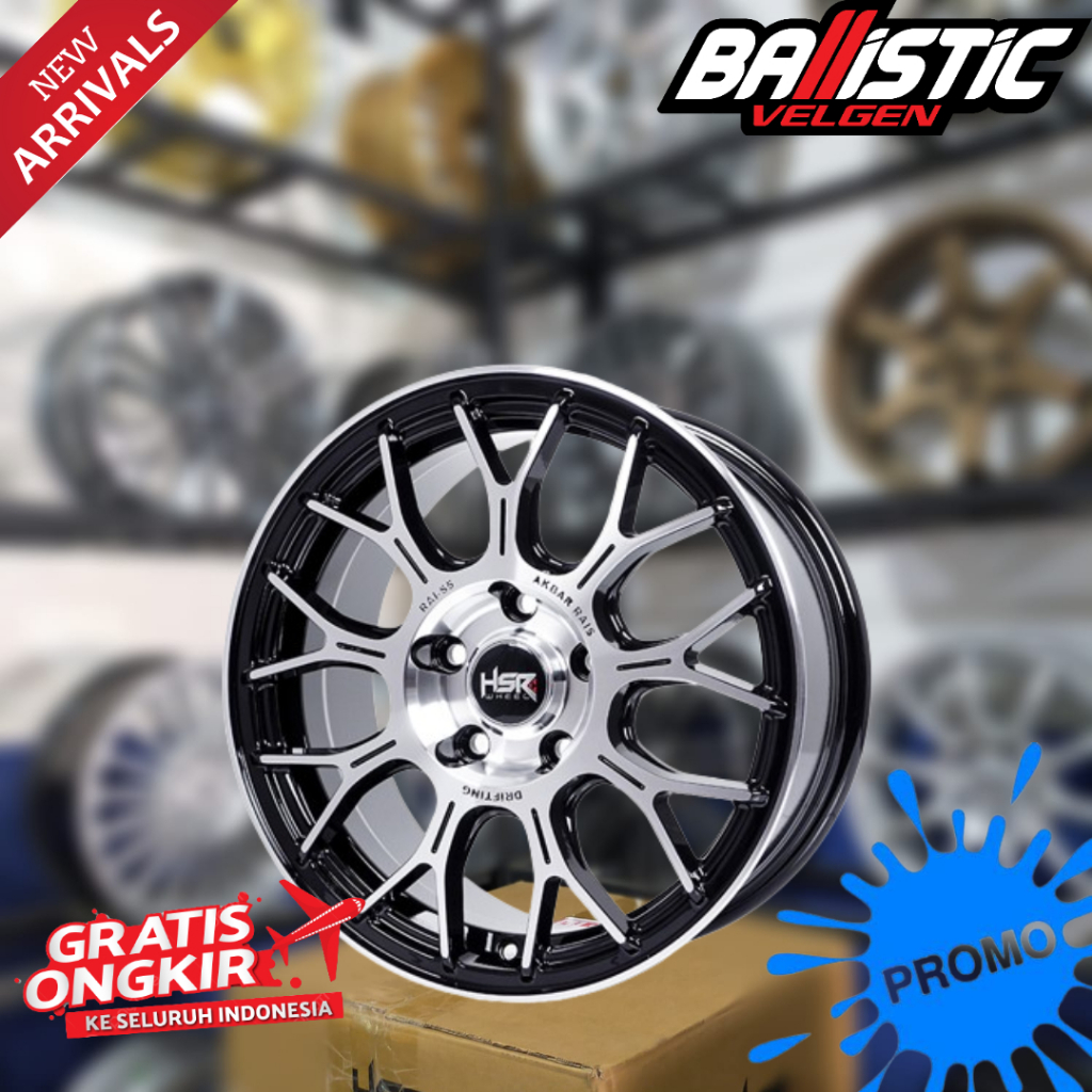 Jual Velg Mobil Innova Ertiga APV Model Racing Ring 16 HSR Lebar 7 Baut 5x114,3 Et42 Single Pcd ...