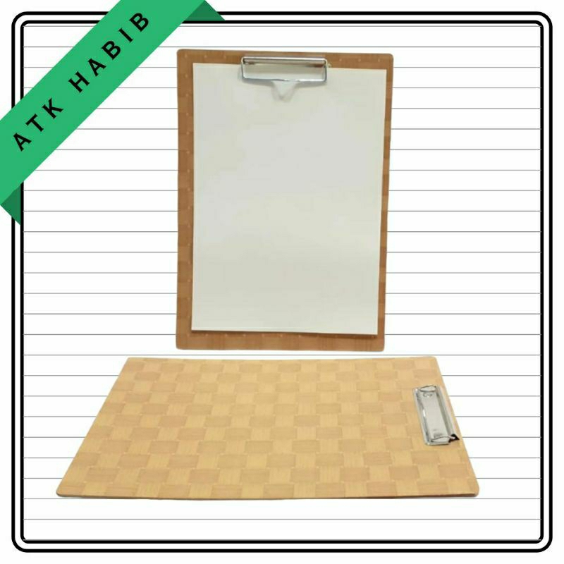 Jual Papan Dada Ujian Clip Board Kayu | Shopee Indonesia