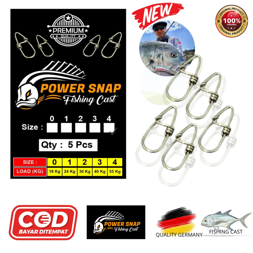 Jual SNAP PANCING | PENITI PANCING | POWER SNAP BKK MUSTADZ TRIDENTEC SHIMANO RELIX DAIDO ...