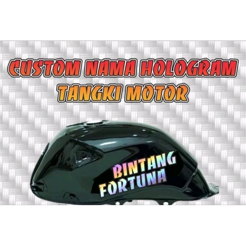 Jual Stiker Cutting Custom Herex Tangki hologram/ Stiker custom suka ...