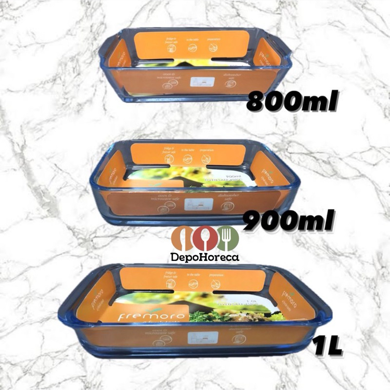 Jual FREMORO Loyang Kaca / Baking Tray Untuk Oven PERSEGI PANJANG ...