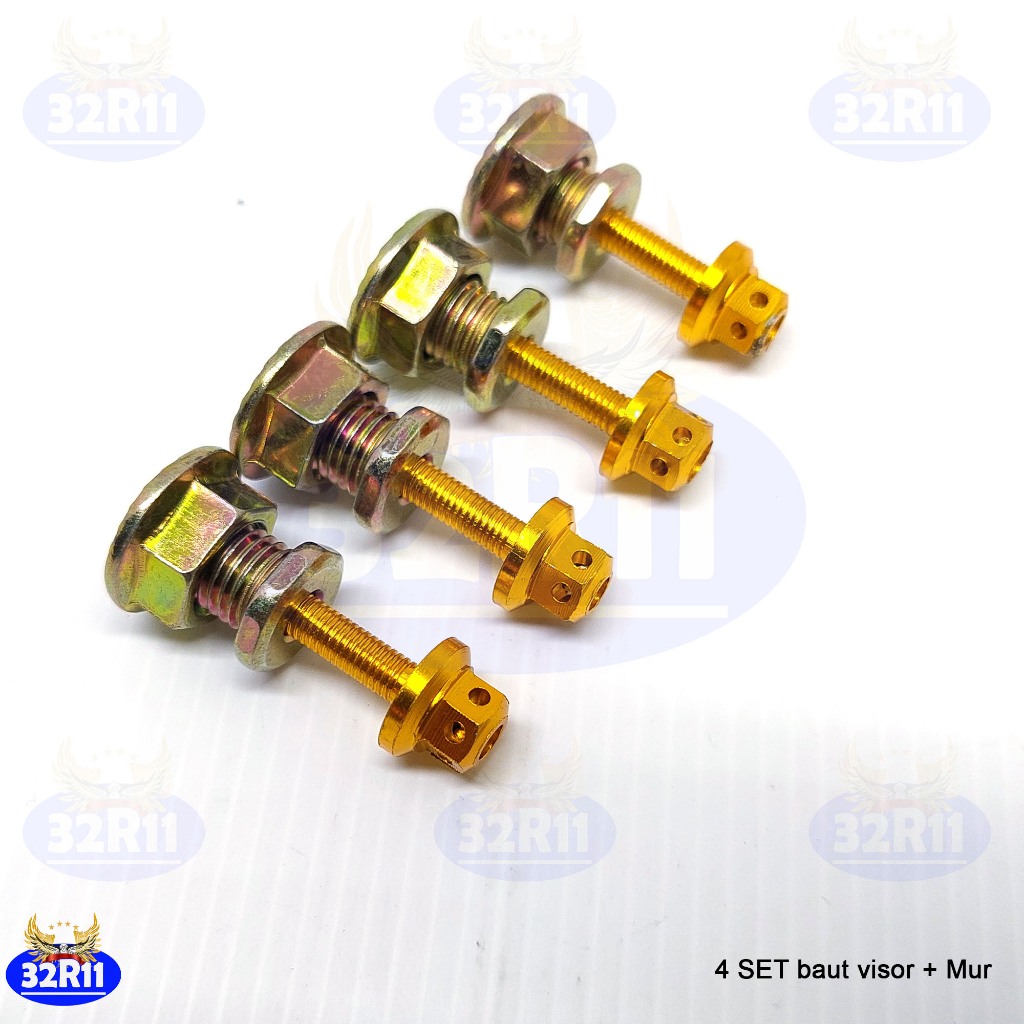 Jual Baut Visor Windshield Nmax Xmax Lexi Probolt + 4set mur | Shopee ...