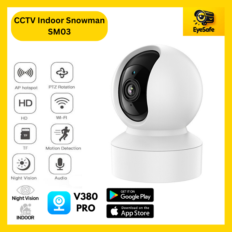Jual CCTV V380PRO Ip Camera Mini CCTV Indoor SM03 2MP HD 1080P Wireless ...