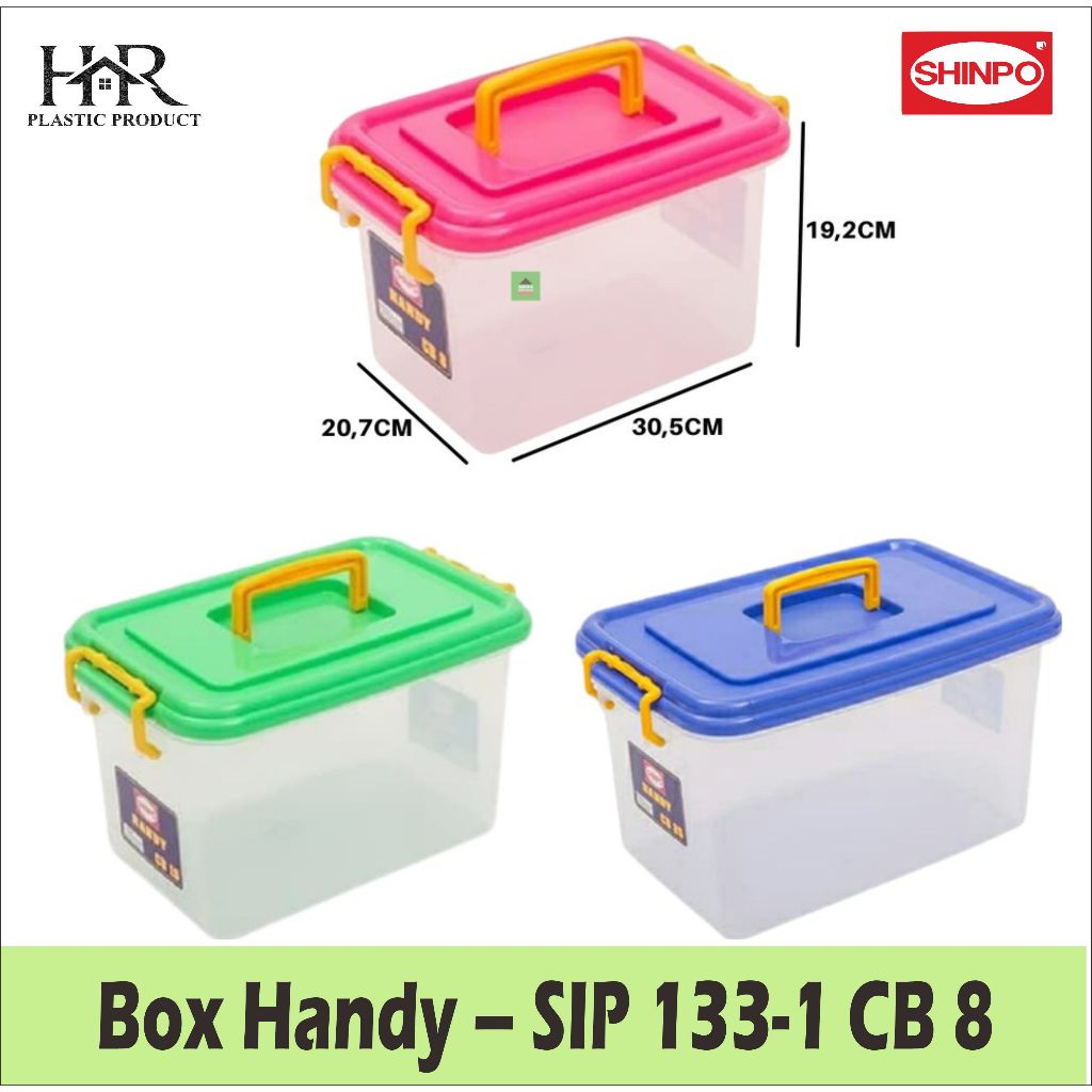 Jual Shinpo Sip 133-1 Container Box Serbaguna CB 8 Liter Handy Kotak ...