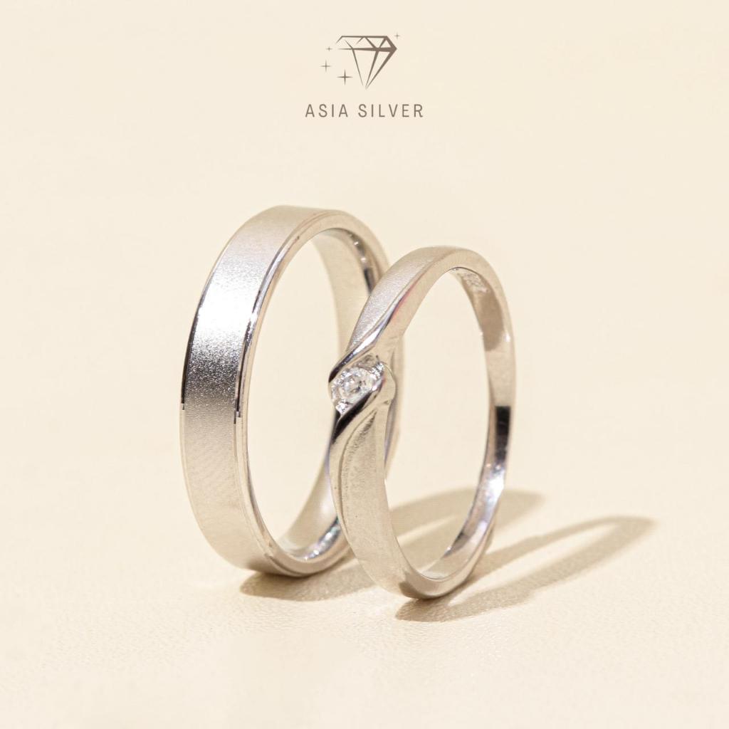 Jual Cincin Couple Perak Silver 925 Tunangan Nikah Kawin Wedding Ring ...