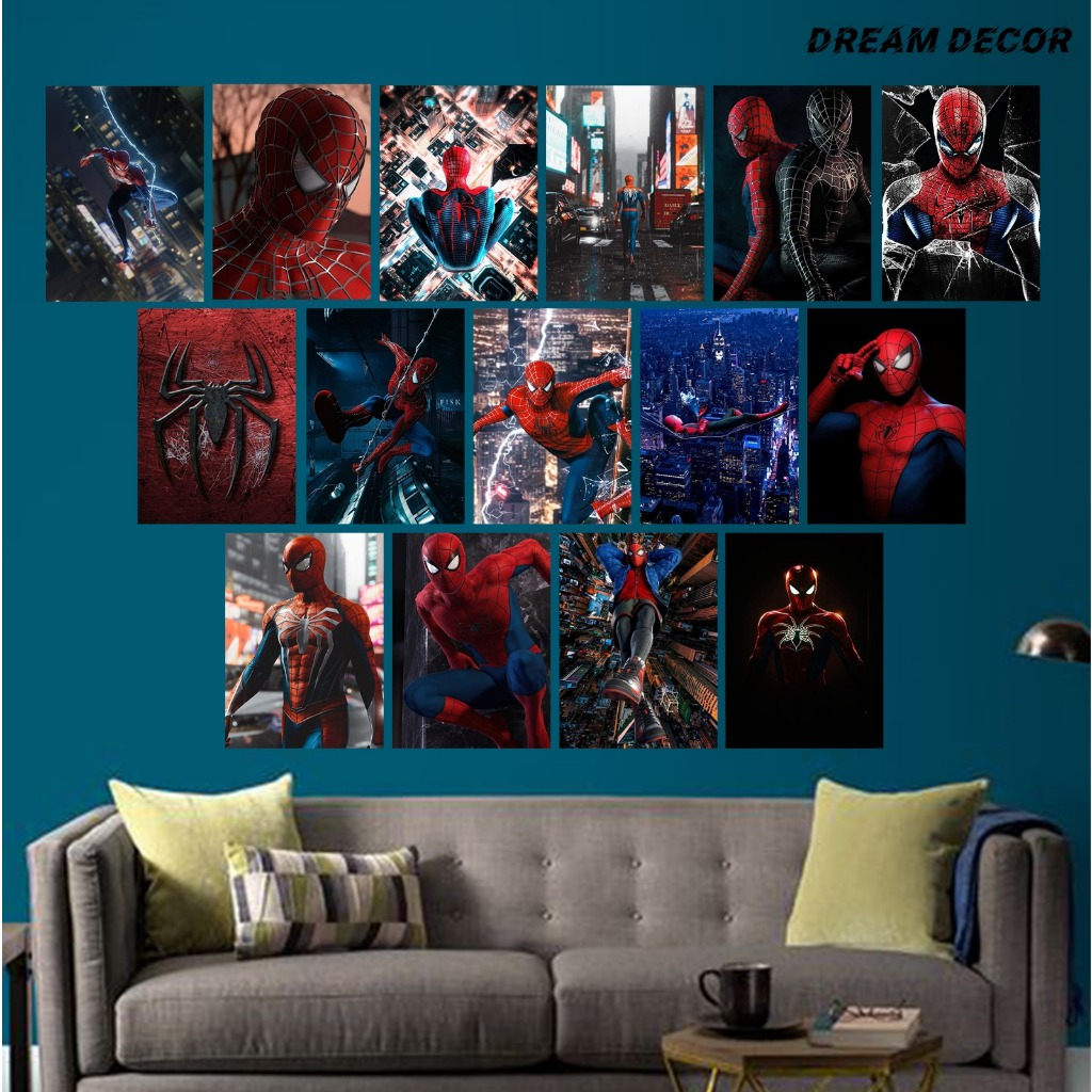 Jual Poster Dinding Spiderman Terbaru Ukuran A4 A5 A6 [DD49] Hiasan ...