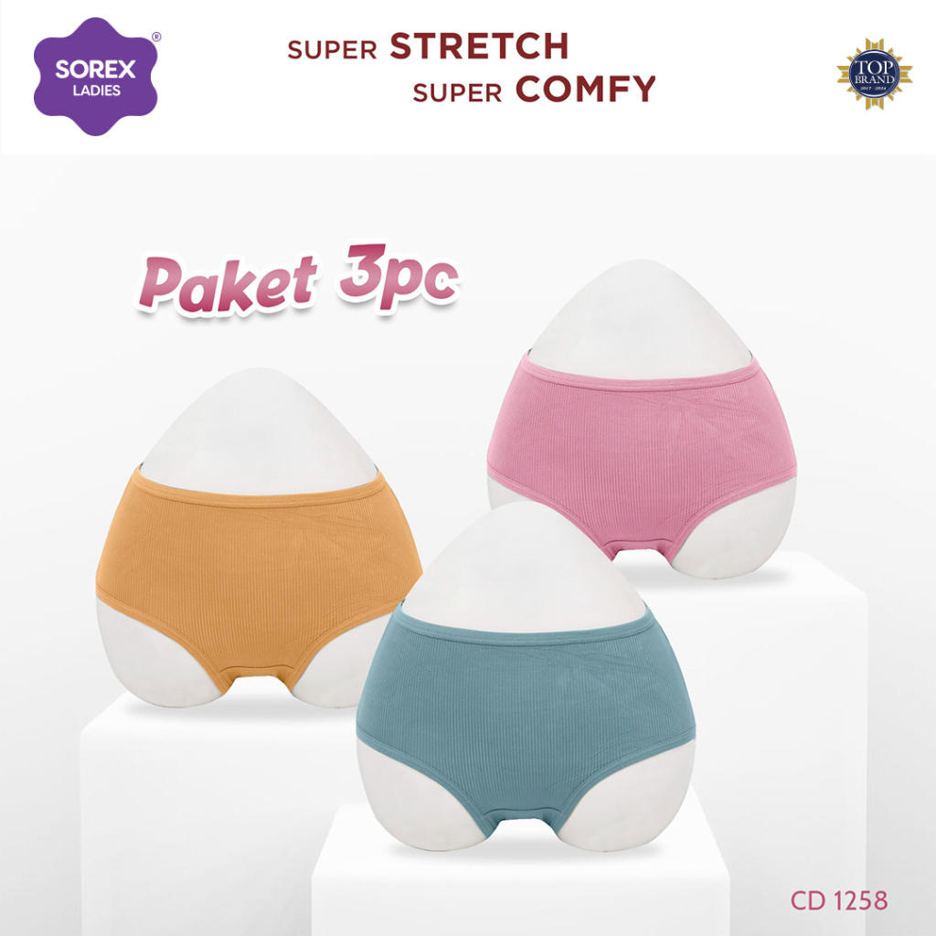 Jual Sorex Paket Hemat 3 Pcs CD Basic Super Stretch Midi Wanita Warna Random CD 1258 | Shopee ...