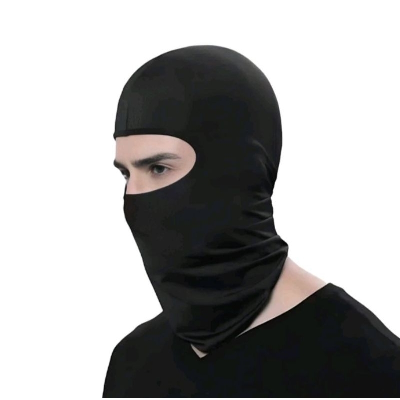 Jual Masker Ninja Hitam Polos Full Face / Masker Ninja Busa | Shopee ...