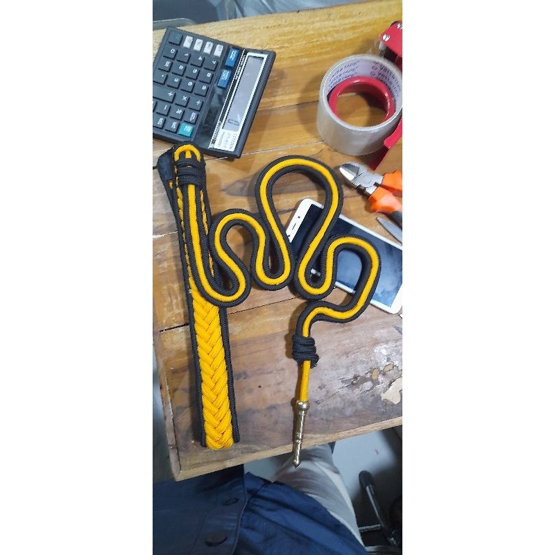 Jual talikur komando warna kuning list hitam sudah di bentuk pakai ...