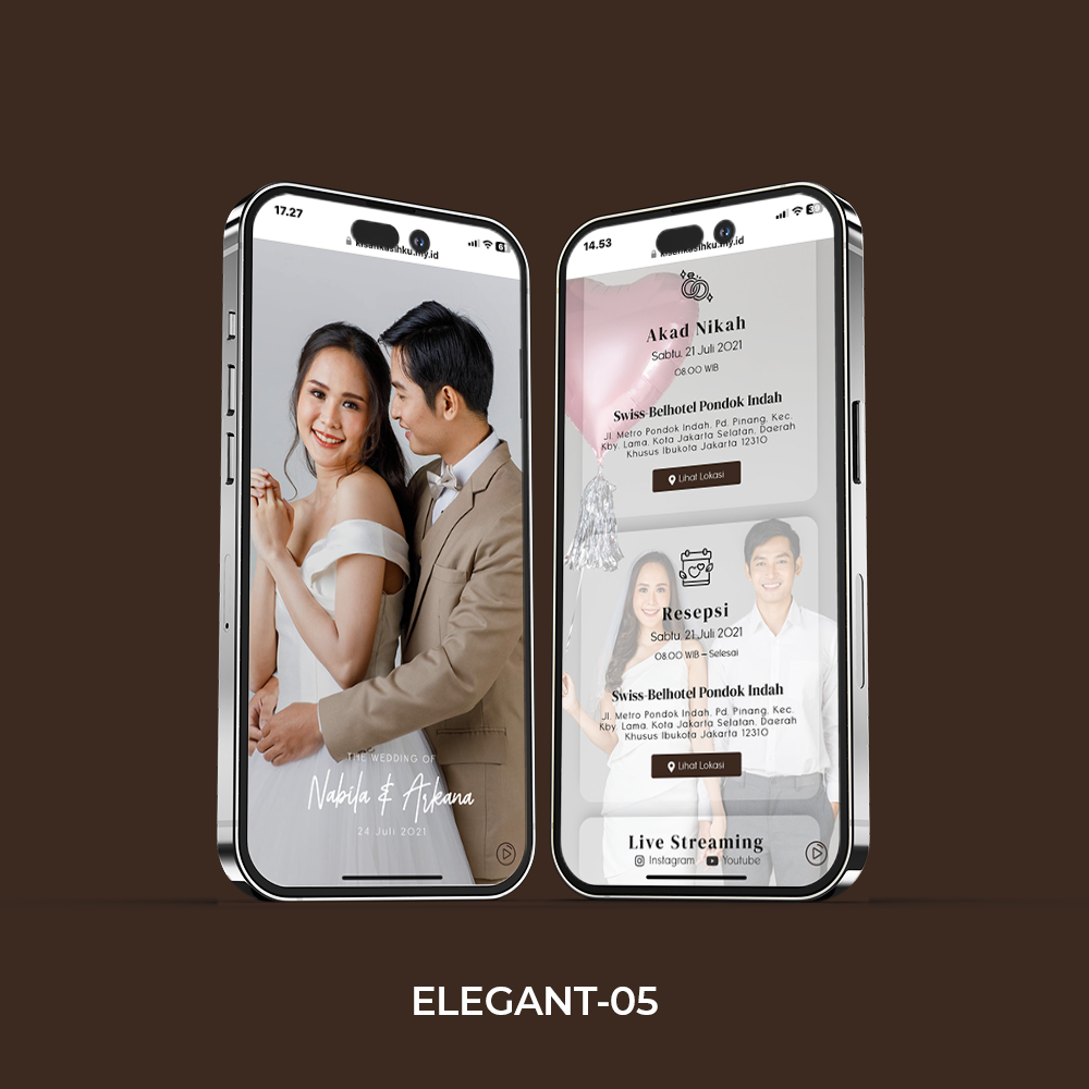 Jual Undangan Website Digital Pernikahan Wedding Invitation Online ...