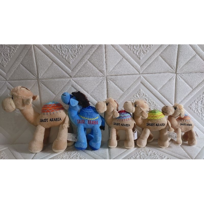 Jual Ready Stock Boneka Unta Bunyi Labbaik Original Mekkah Madinah ...