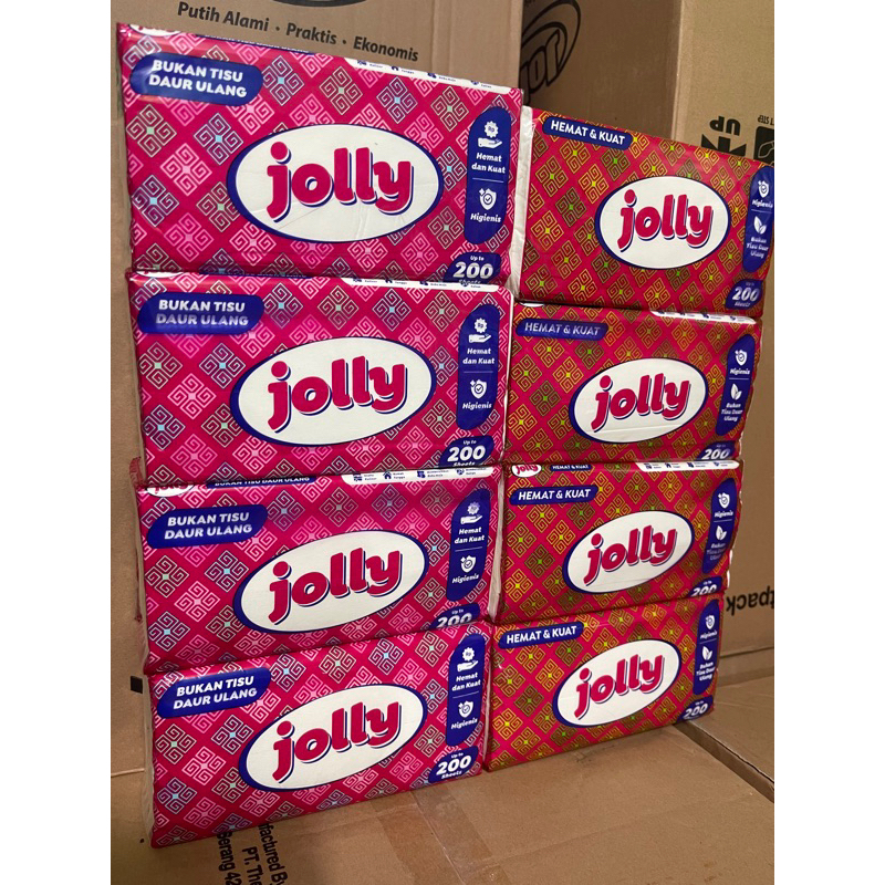 Jual TISSUE JOLLY 200 sheet 2 Ply | Shopee Indonesia