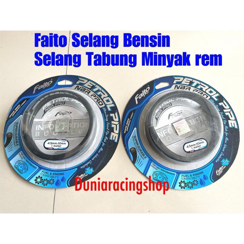 Jual Selang Bensin Faito Petrol Pipe NBR Pro Bisa untuk Selang tabung ...