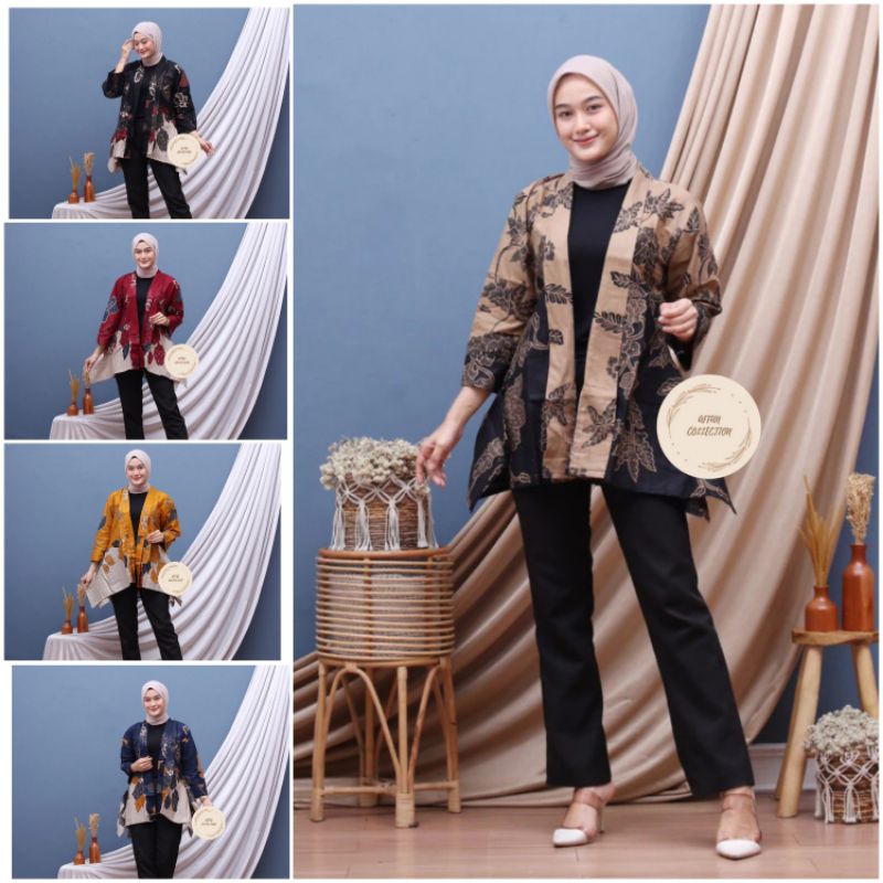 Jual Blazer Batik Nikita Outer Batik Modern Atasan Wanita | Shopee Indonesia