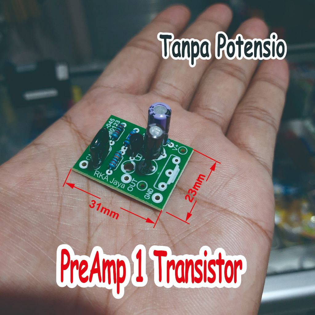 Jual Preamp Mic 1 Tr Pre Amp Mic 1 Transistor Tanpa Potensio | Shopee ...