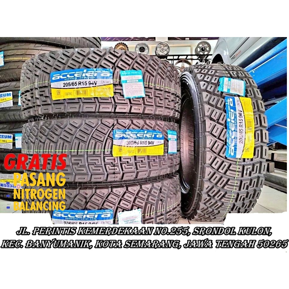 Jual ban rally r15 accelera 205 65 ring 15 toko ban mobil semarang ...
