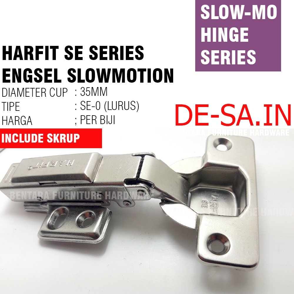 Jual HARFIT SE - 35MM ENGSEL SENDOK SLOW MOTION Soft Closed SE-0 SE-8 ...
