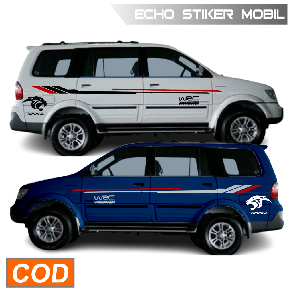 Jual Stiker Mobil Panther Stiker Striping WRC Stiker Mobil Isuzu Panter ...