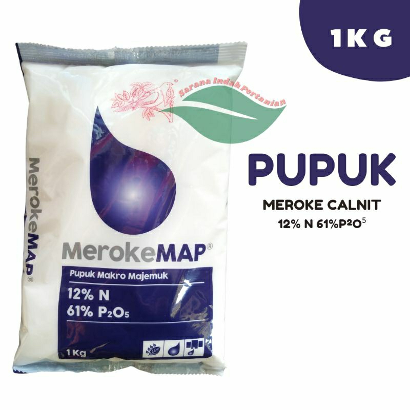 Jual PUPUK MEROKE MAP 1 KG PUPUK MONO-AMMONIUM PHOSPHATE HIDROPONIK ...