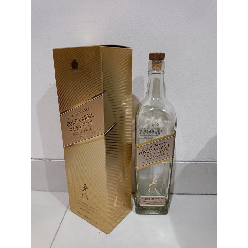 Jual Botol dan Dus Bekas Gold Label 1000ml | Shopee Indonesia