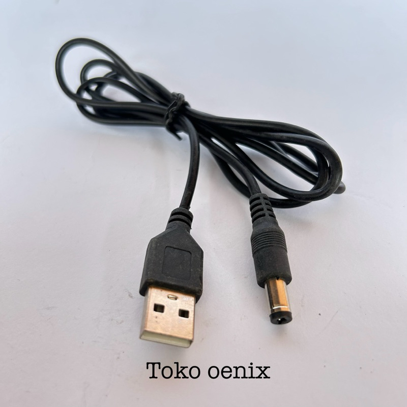 Jual KABEL USB KE JACK DC 5.5mm | Shopee Indonesia