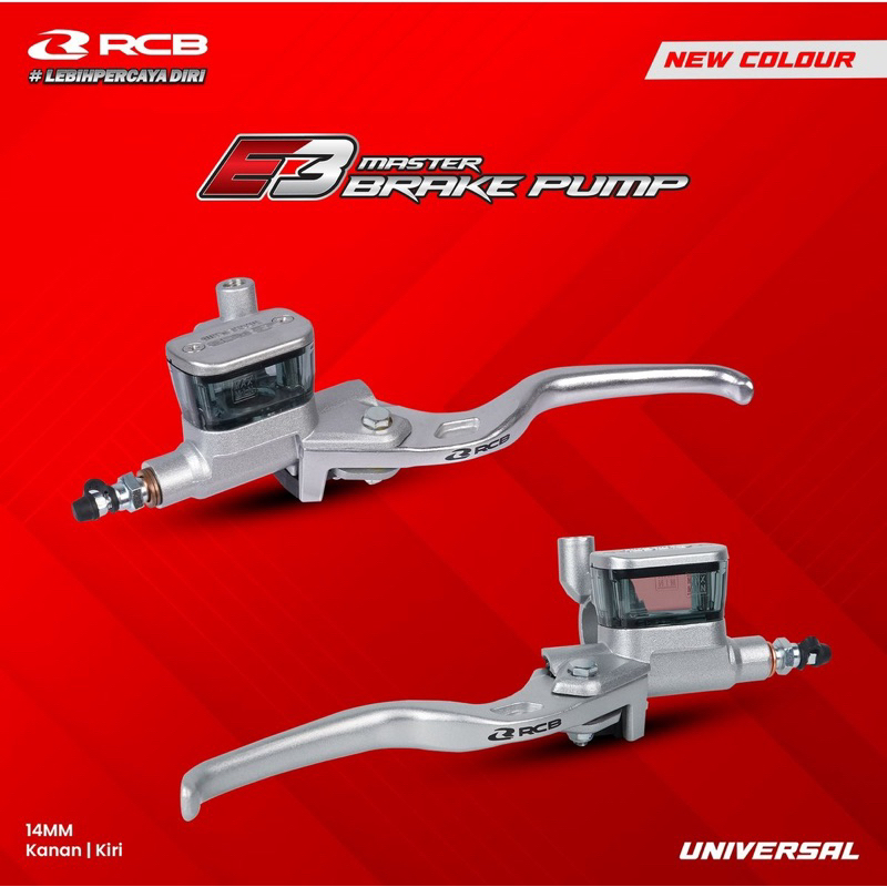Jual RCB Master Brake Pump NEW COLOR E3 14MM & E2 14MM Right)/(Left ...