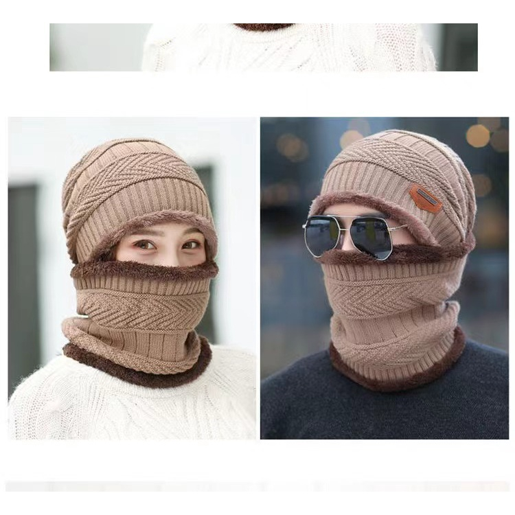 Jual Kupluk Sonting Musim Dingin Tebal Wanita Pria Kupluk Winter Tebal ...