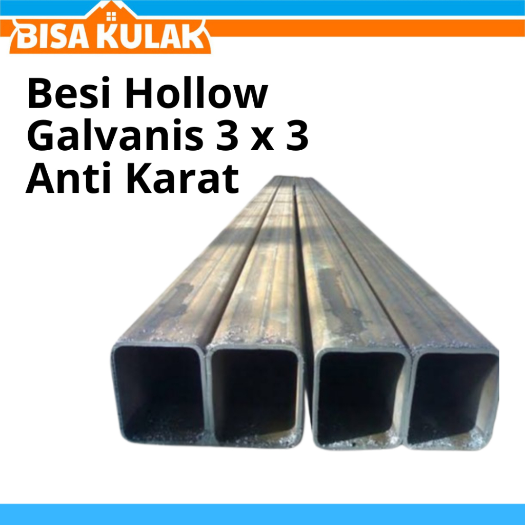 Jual Besi Hollow Galvanis 3x3 Anti Karat | Shopee Indonesia
