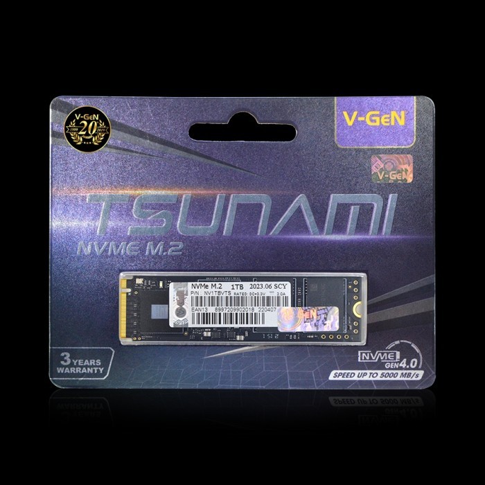 Jual V-Gen NVME Gen 4 Tsunami Tanp Heatsink SSD M2 1TB | Shopee Indonesia