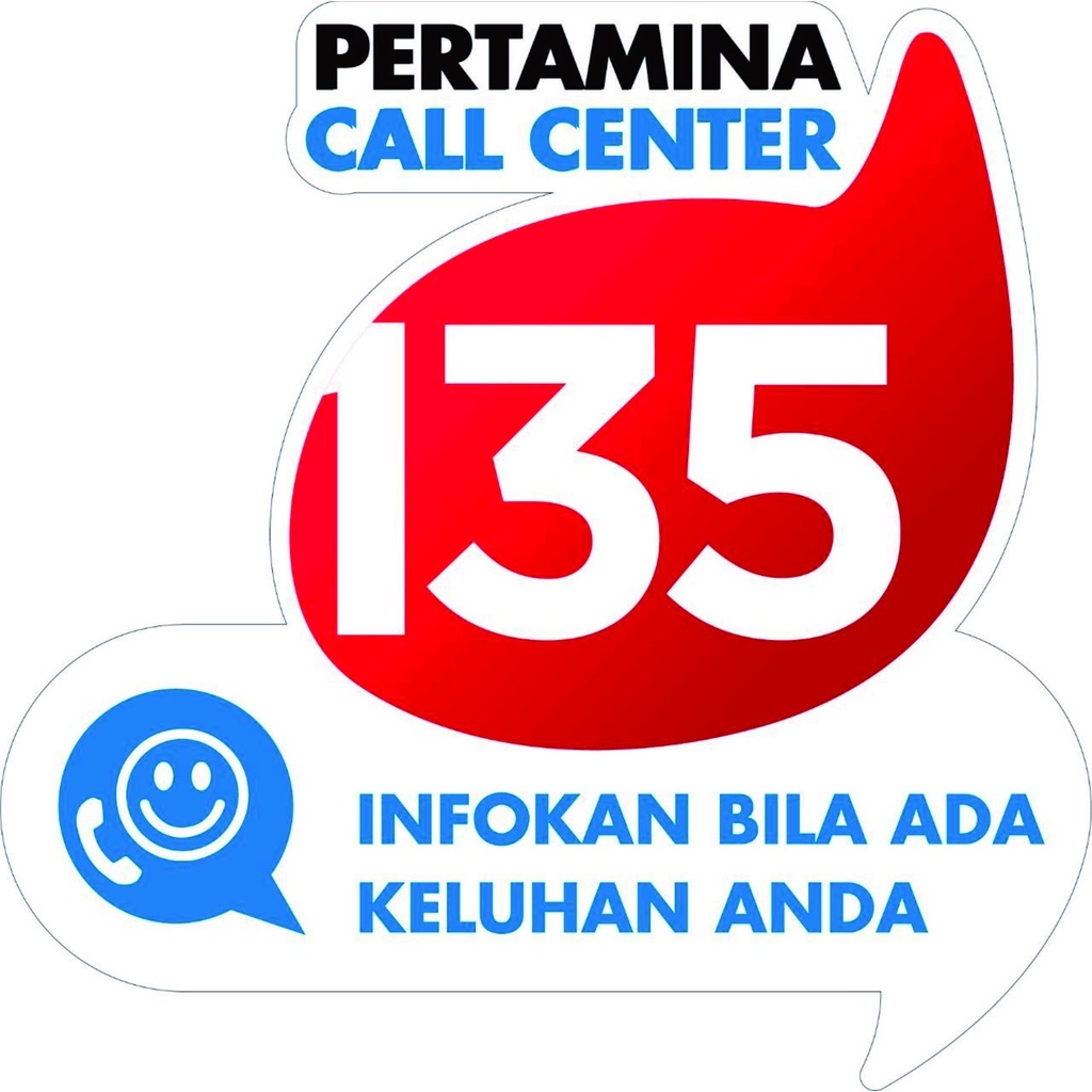 Jual STIKER VINYL PERTAMINA CALL CENTER 123 BESAR (CUTTING KISS ...