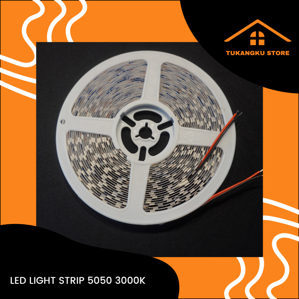 Jual LED LIGHT STRIP 5050 3000K - KUALITAS PREMIUM !!! | Shopee Indonesia
