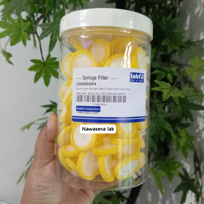 Jual Syringe Filter LABFIL Nylon 0.22um 25mm With Outer Ring | Shopee ...