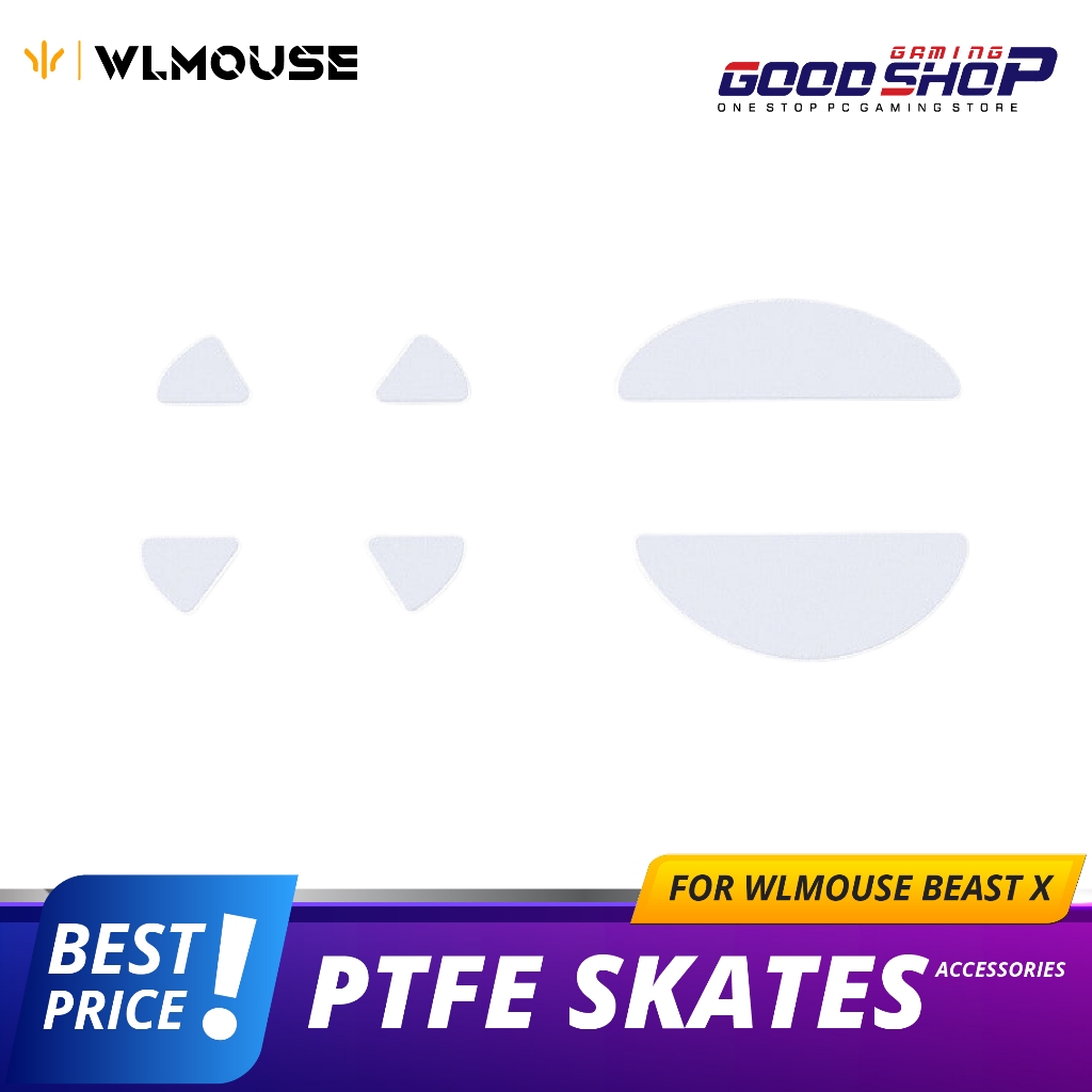 Jual WL MOUSE BEAST X Mouse PTFE Skates | Shopee Indonesia