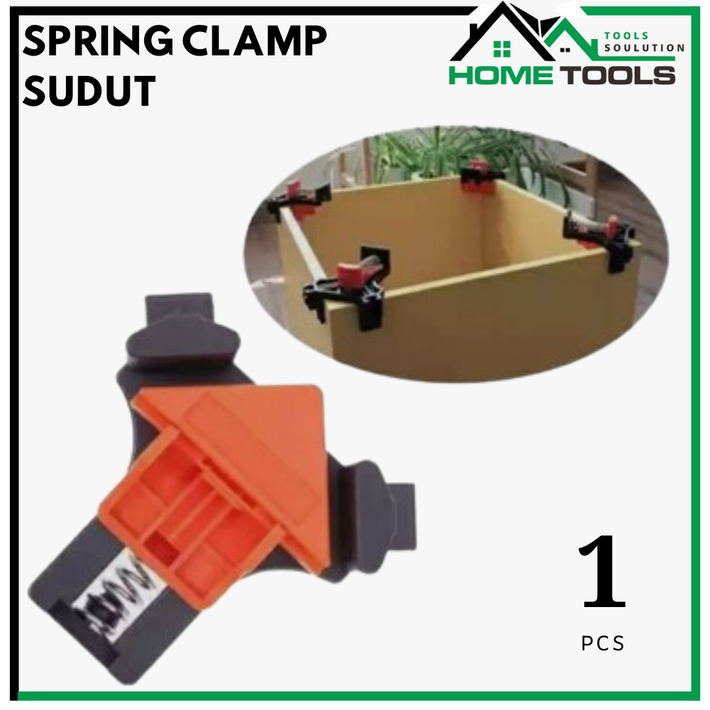 Jual Klem Sudut Pigura Spring Clamp Mate 1 pcs Klem Siku Sudut ...