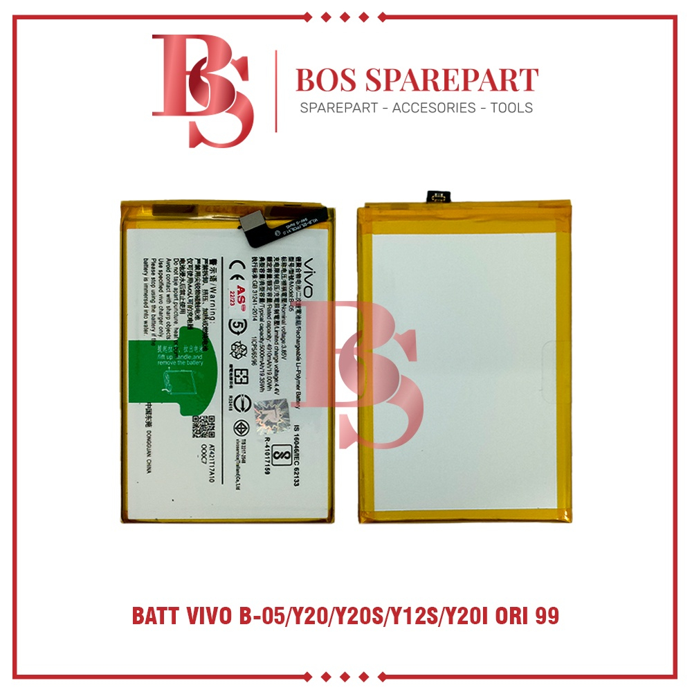 Jual BATERAI VIVO B-05 / Y20 / Y20S / Y12S / Y20I ORI 99 / BATTERY / BATRE | Shopee Indonesia