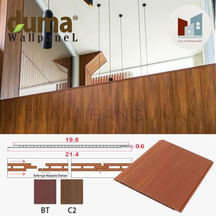 Jual WPC NeoModern DOUBLE WALL Wall Panel dinding indoor | DUMA ...