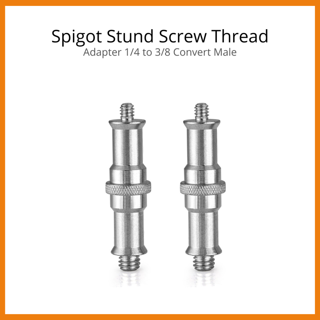 Jual Spigot Stud Screw Thread Adapter Adaptor 1/4" to 3/8" Convert Male ...