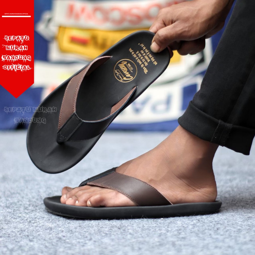 Jual SEPATU MURAH JAVIT - Sandal Pria Kulit Asli Formal Pantofel Kerja ...