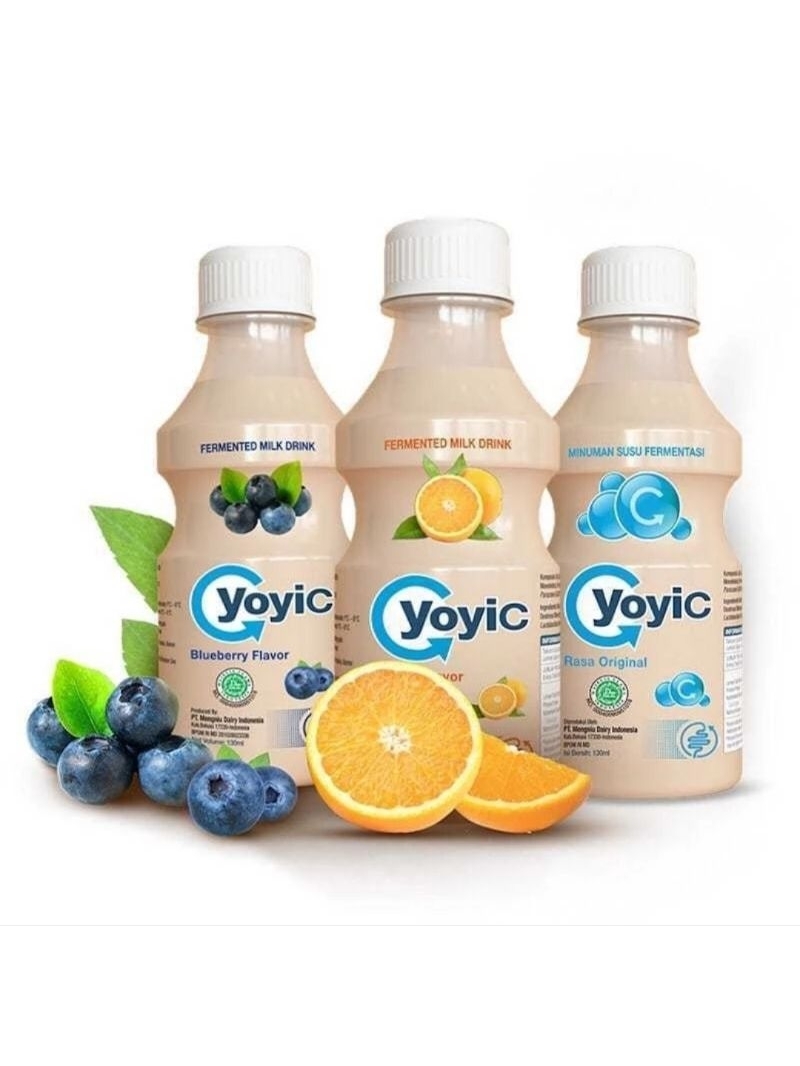 Jual YOYIC SUSU FERMENTASI PROBIOTIK RASA BUAH ASLI | Shopee Indonesia